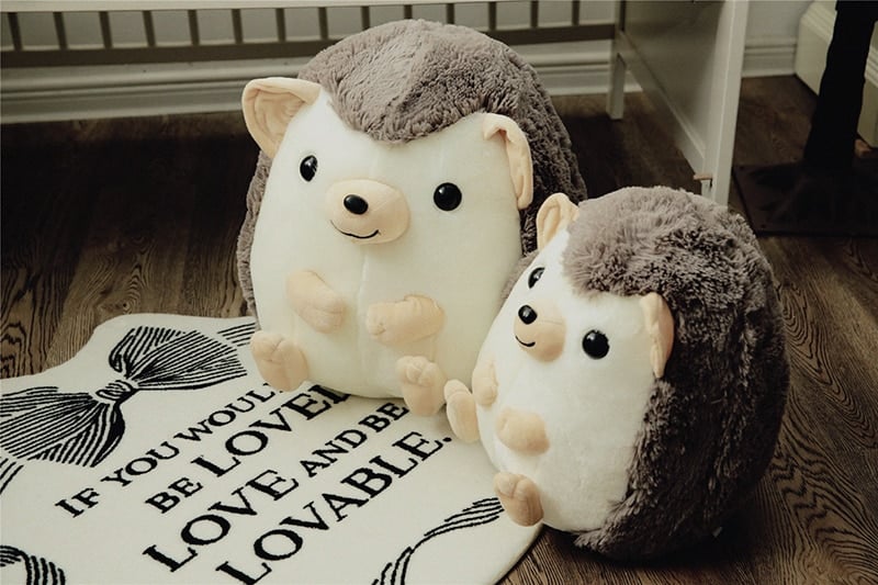 Knuffelige bruine egel - knuffel • Mijn Knuffel