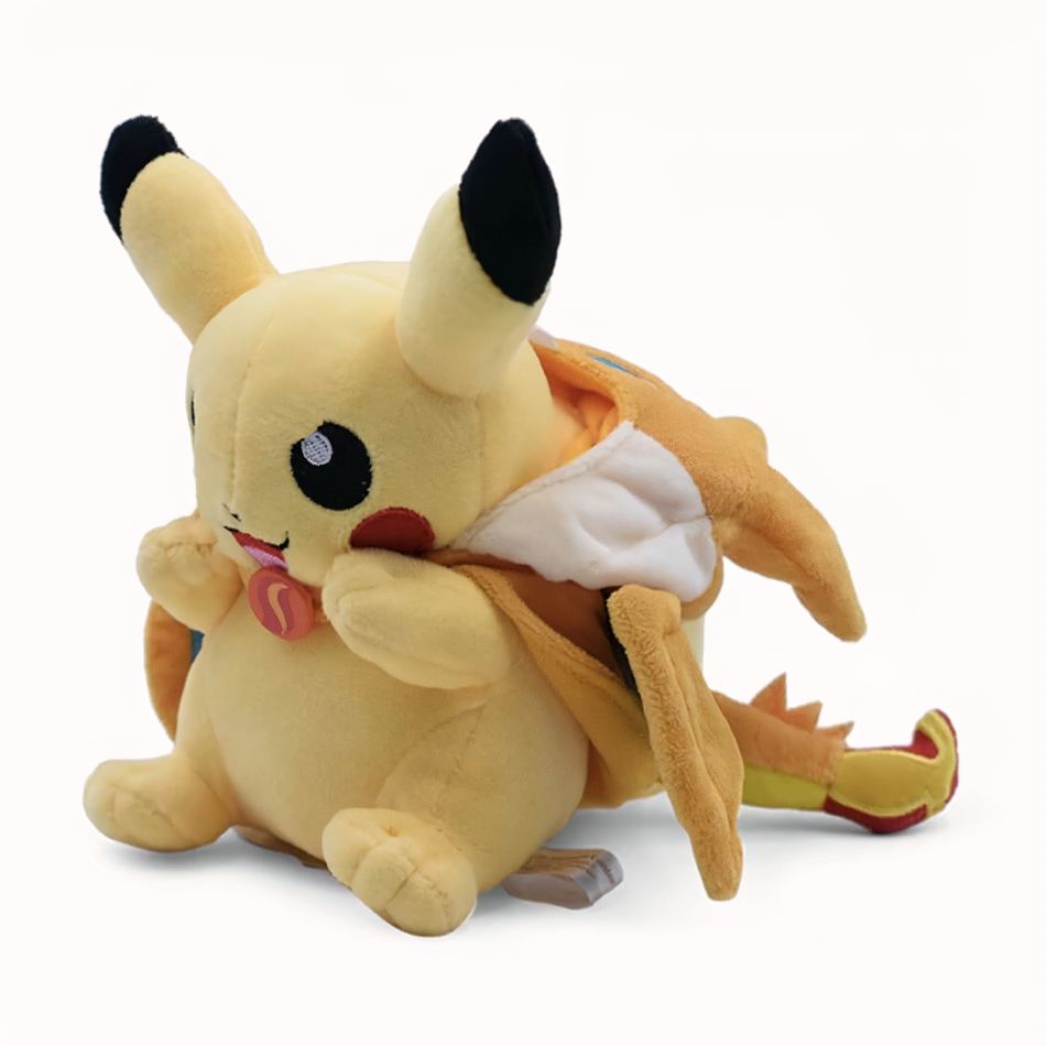 Pikachu verkleed als Charizard - knuffel • Mijn Knuffel