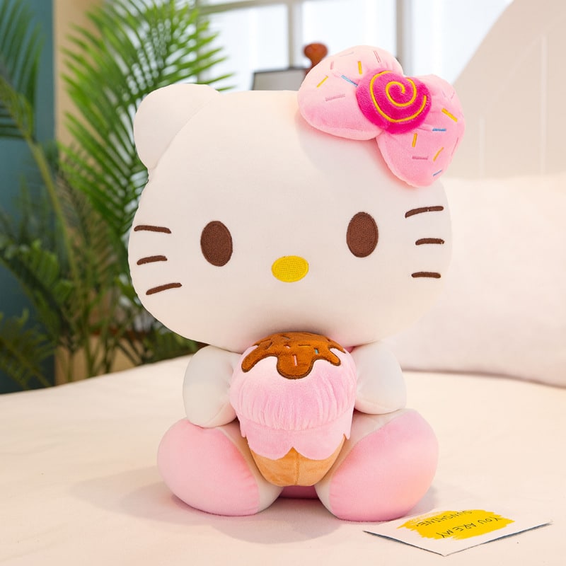 Hello Kitty met ijs - knuffel • Mijn Knuffel