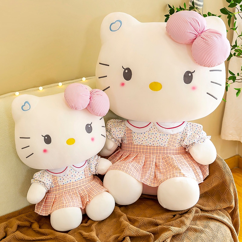 Schattig Hello Kitty-pluche - knuffel-roze • Mijn Knuffel