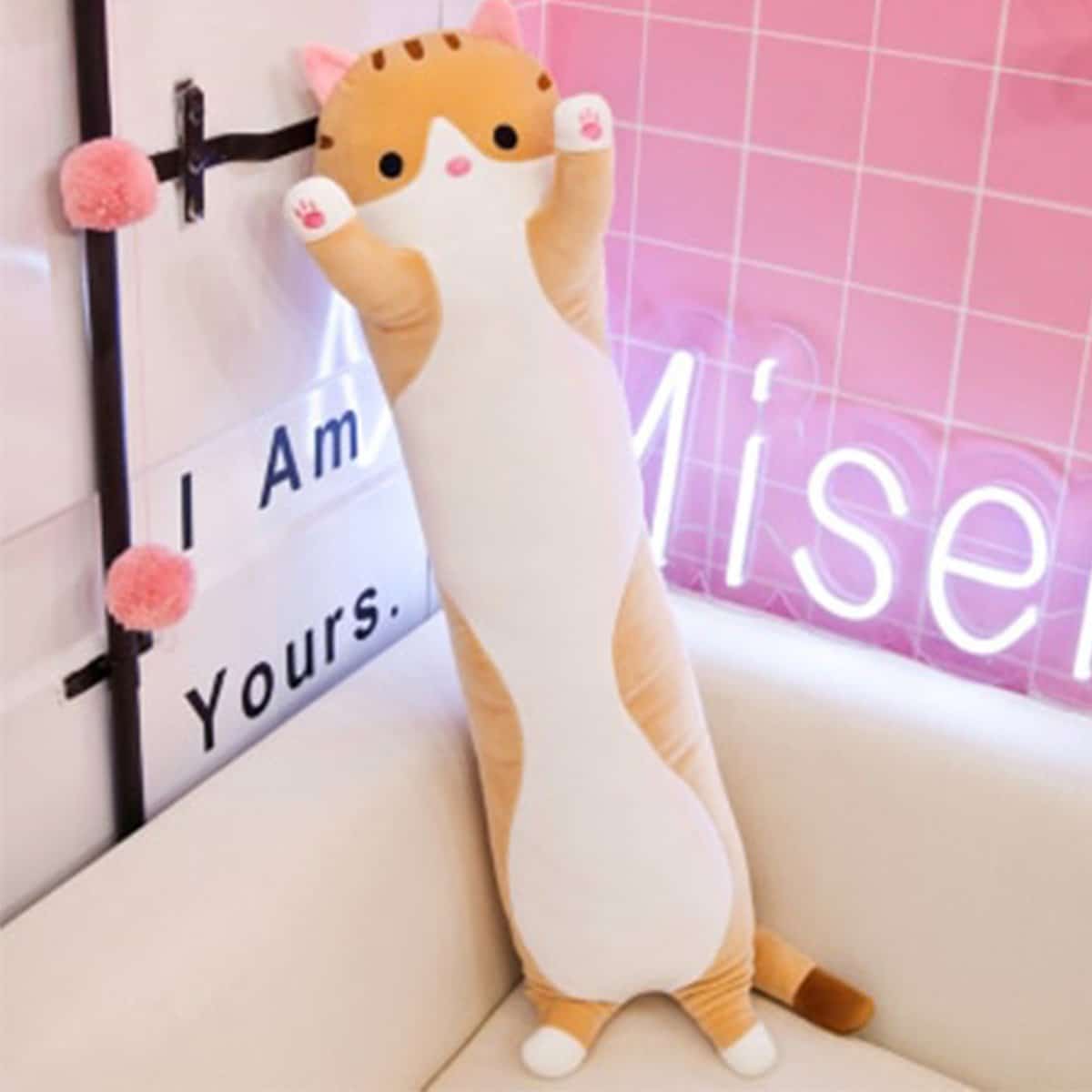 Reuze kussen kat - knuffel • Mijn Knuffel