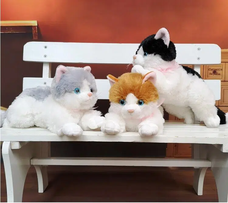 Zwarte pluche kat - knuffel • Mijn Knuffel