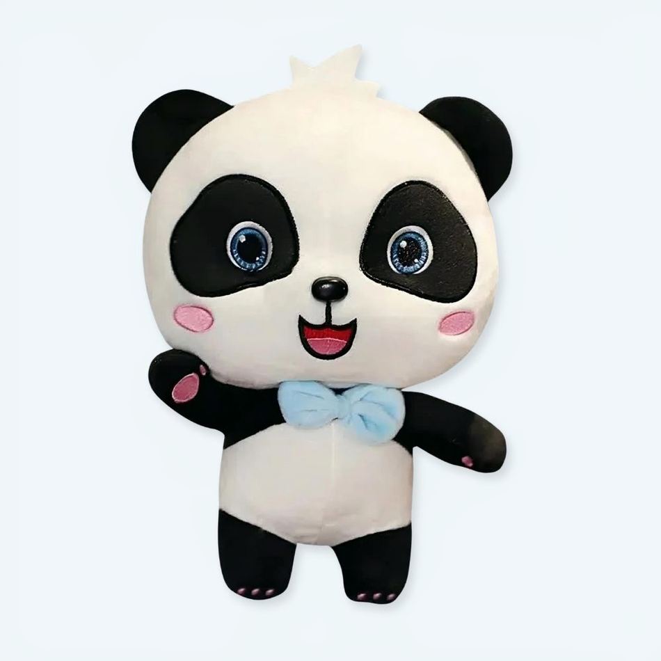 Knuffel panda Baby Bus blauw • Mijn Knuffel