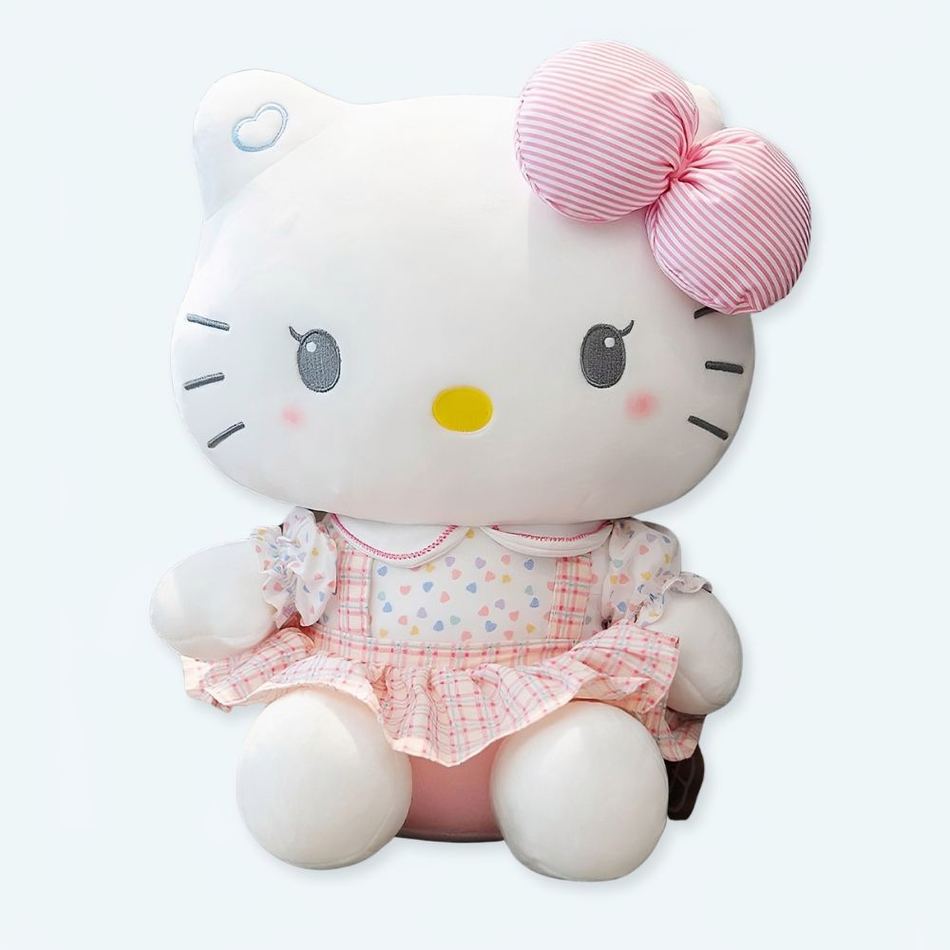 Schattig Hello Kitty-pluche - knuffel-roze • Mijn Knuffel