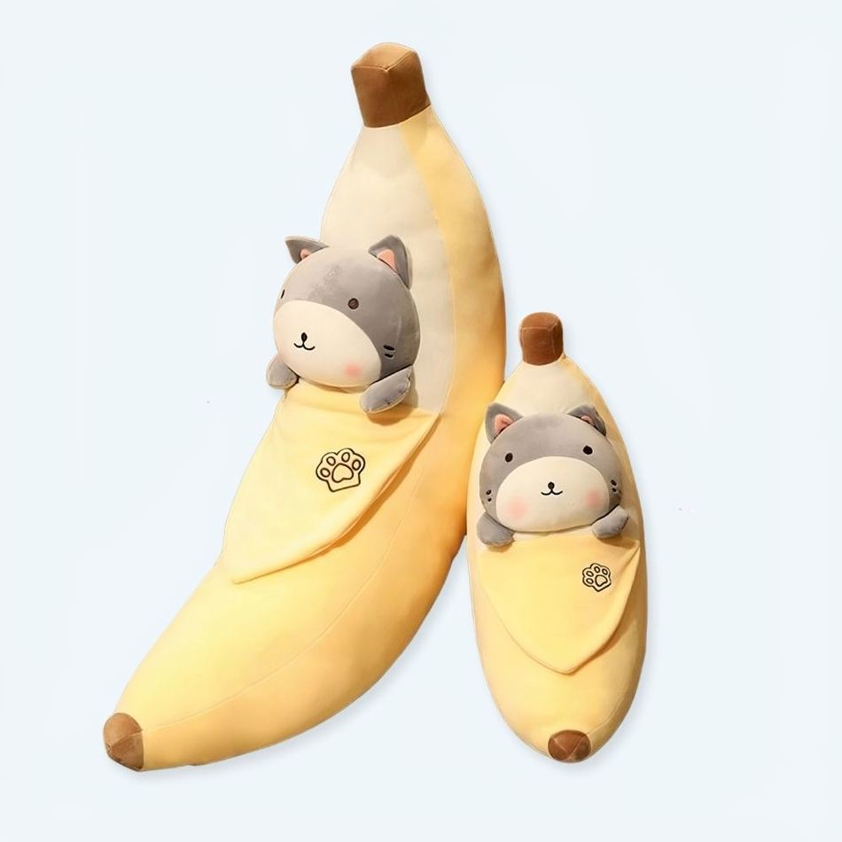 Shiba Inu banaan pluche - knuffel • Mijn Knuffel