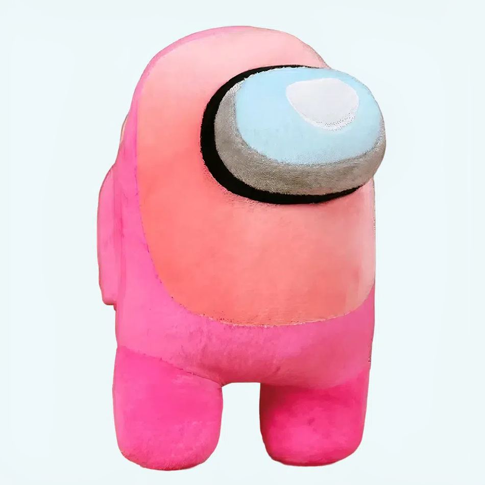 Onder ons zalmroze pluche - knuffel • Mijn Knuffel