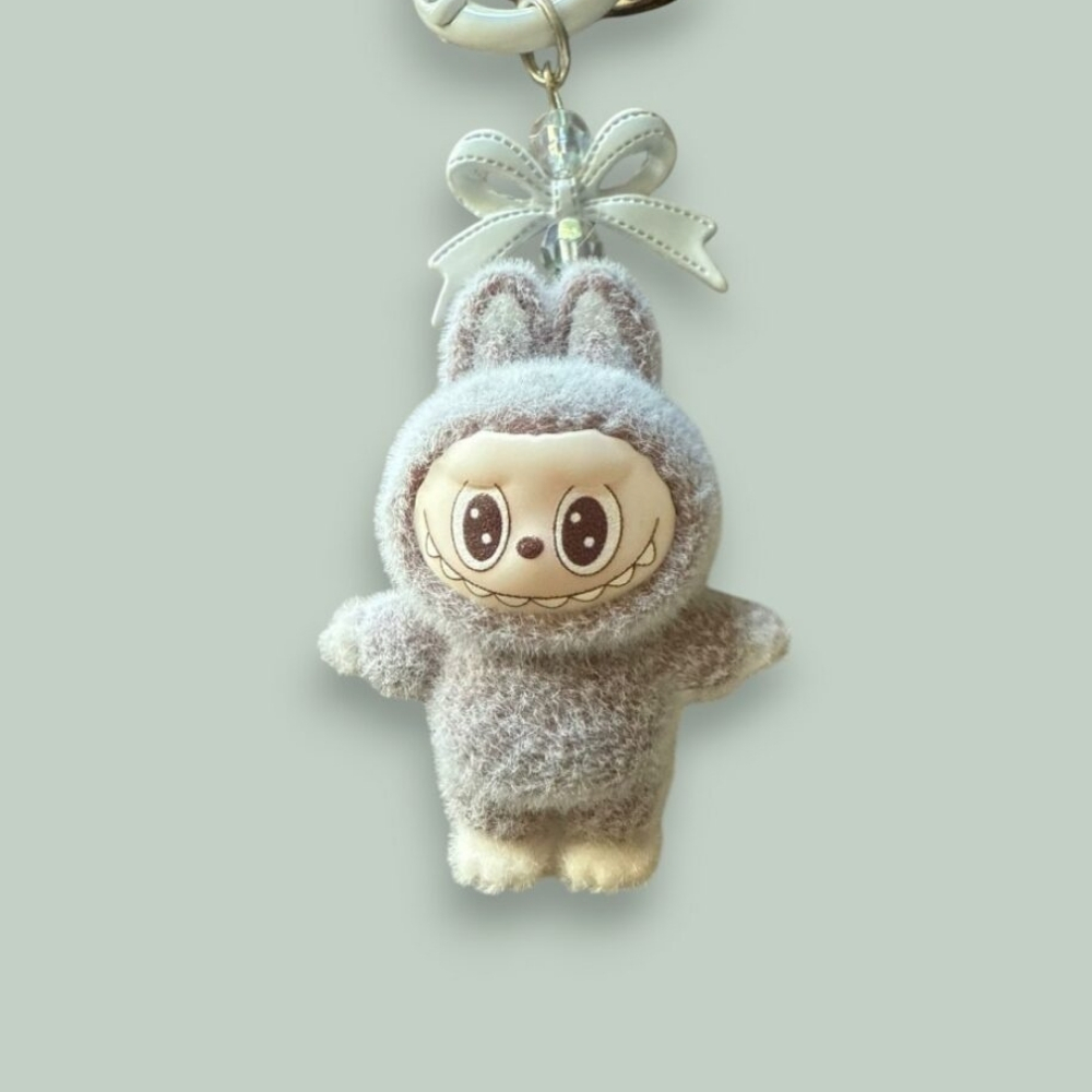 Labubu-stijl pluche mini sleutelhanger • Mijn Knuffel
