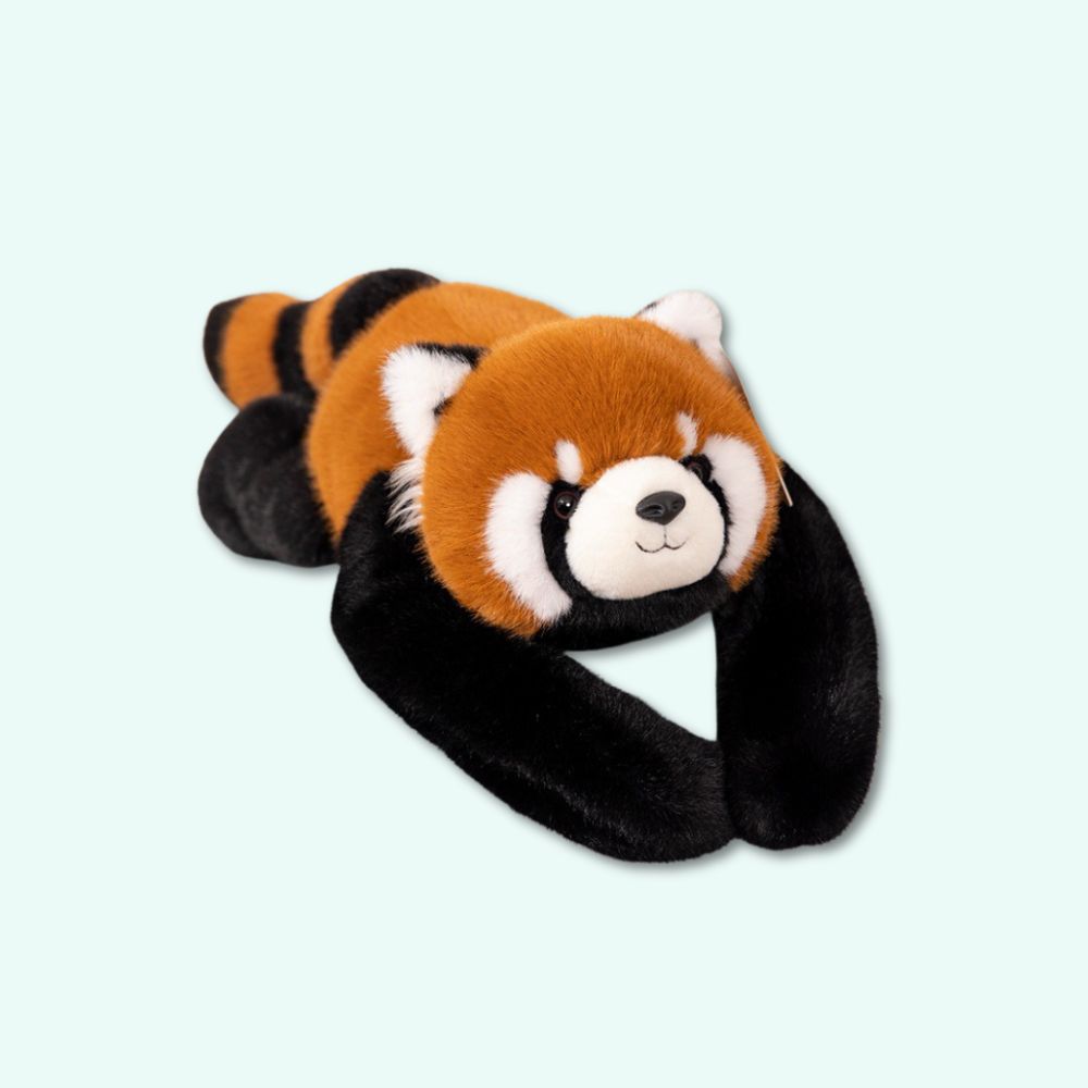 Verzwaarde knuffel in de vorm van een rode panda • Mijn Knuffel
