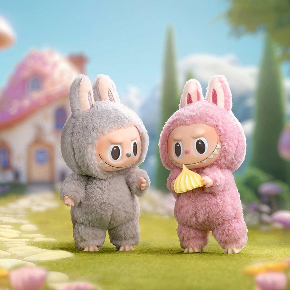 Labubu-stijl pluchen sleutelhanger • Mijn Knuffel